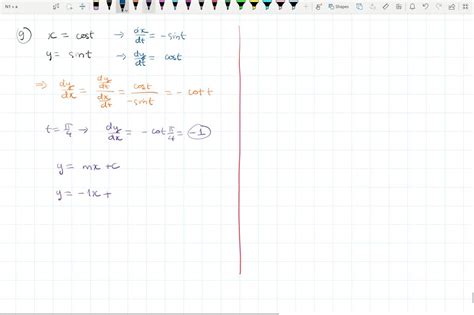 solved texts a a cycloid is defined parametrically by x sin t