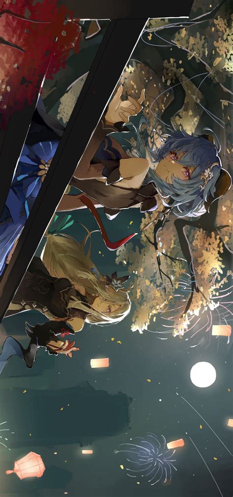 Ganyu Shenhe Ganyu And Shenhe Genshin Impact Drawn By Mitama 888 Danbooru