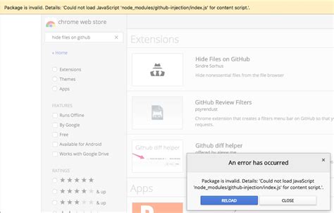 Errors Out When Reinstalled On MacOS X Chrome Issue Sindresorhus Hide Files On