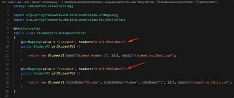 Spring Boot Header Versioning Dot Net Tutorials