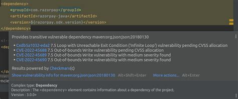 Json Library Vulnerabilities Warning · Issue 292 · Razorpayrazorpay