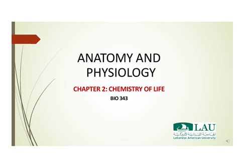 chapter 2 ddd anatomy and physiology chapter 2 chemistry of life
