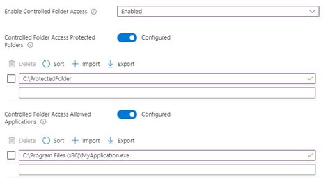Defender For Endpoint Controlled Folder Access Gigers Blog