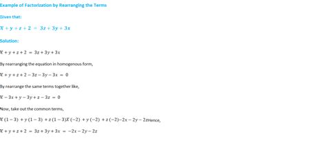 Method Of Factorization To Solve The Equations HubPages