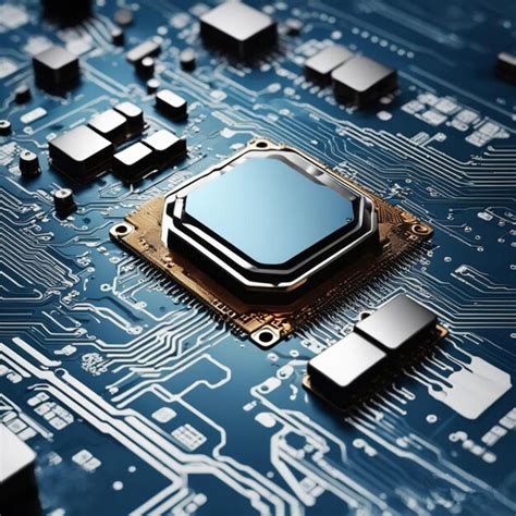 Premium Ai Image Abstract Microchip Mother Board Background Computer Chip Network For