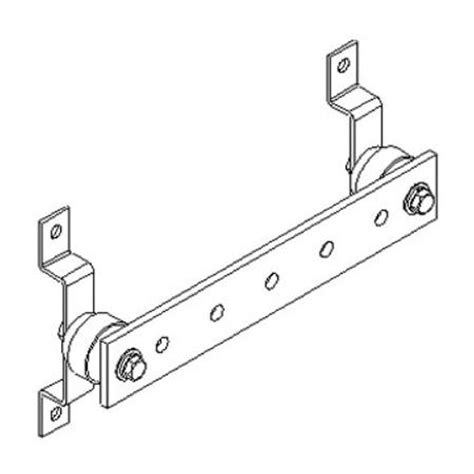 Harger 25 X 2 X 23 25 Horizontal Ground Gar Hardware Kit And Insulators Are Not Included