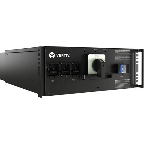 vertiv liebert maintenance bypass cabinet 20kva 208v 120v 3 l14