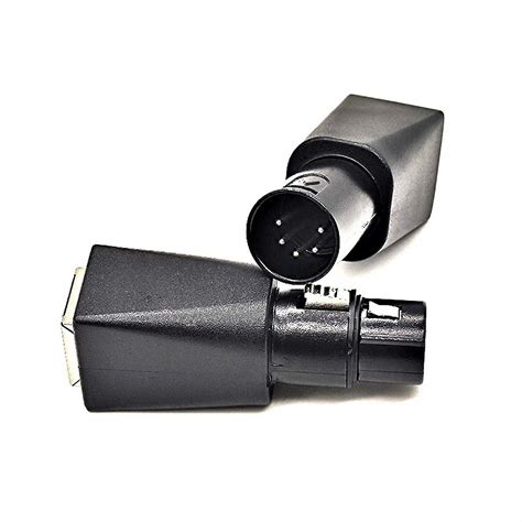 1pair Dmx To Rj45 Connector Rj45 Ethernet To 5 Pin Xlr Dmx Female And Male Adapter For Audio Video