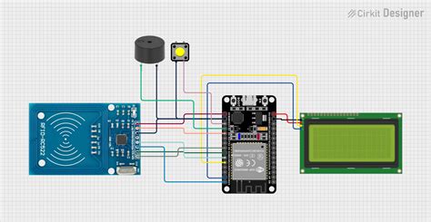 Esp32 Rfid Access Control System With Lcd Display And Buzzer How To Guide And Editable Circuit