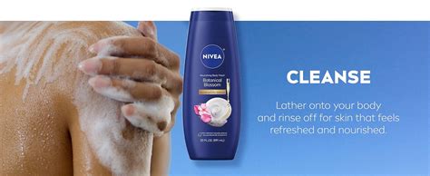 Nivea Nourishing Botanical Blossom Body Wash With