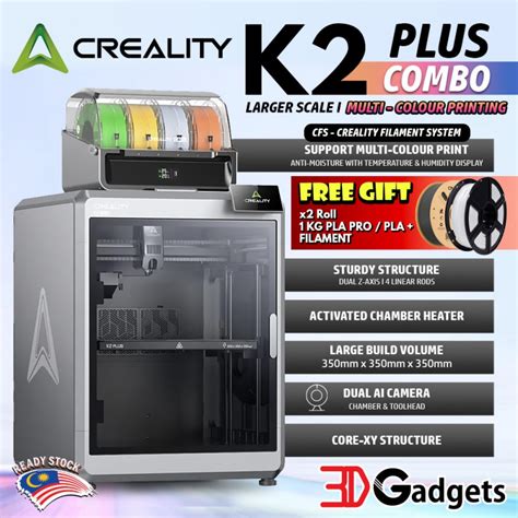 Creality K2 Plus Combo Fdm 3d Printer 3d Gadgets Malaysia