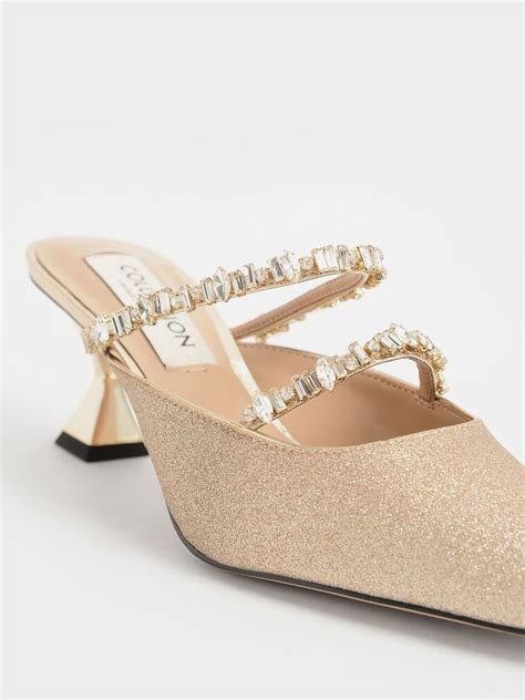 Gold Heels Shop Online Charles And Keith My