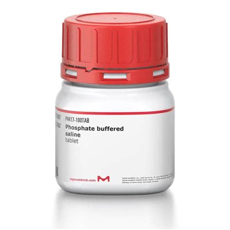 Phosphate Buffered Saline Pbs Tablets Pk 100 Trafalgar Scientific