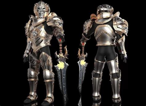 Anduin Wrynn Full Armor Set 3d Model Stl File Resin Printing 3d