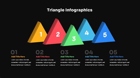 Triangle Infographics Slide Templates