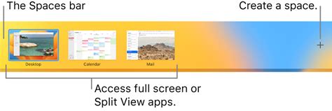 work in multiple spaces on mac apple support