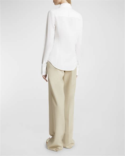 gabriela hearst albruna button down linen shirt neiman marcus