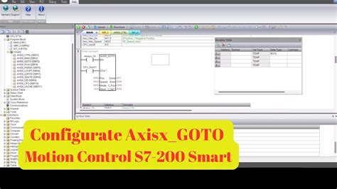 declaring axisx goto subroutine in step7 microwin for motion control on s7 200 smart plc youtube