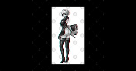 Nier Automata 2b Waifu Material Hentaik1ng Pin Teepublic