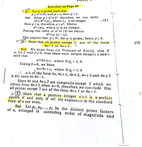 SOLUTION Number Theory Solution Studypool