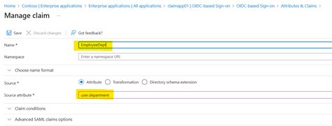 Attribute Configuration Between Azure Ad For Openid Microsoft Qanda