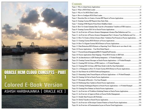 Oracle Hcm Cloud Concepts Part 1 By Ashish Harbhajanka Goodreads