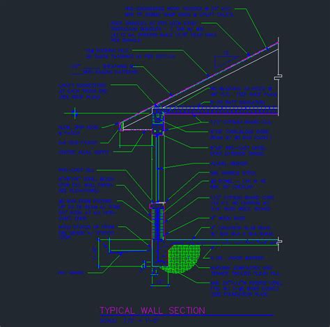 Wall Section 8 Cmu At Window Cad Files Dwg Files Plans And Details Windows Section 8 Cmu