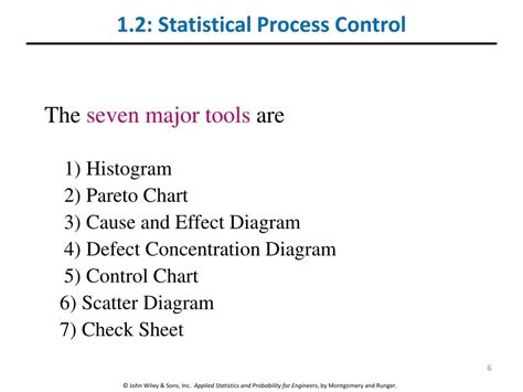 Ppt Statistical Quality Control Mastering Spc Tools Powerpoint