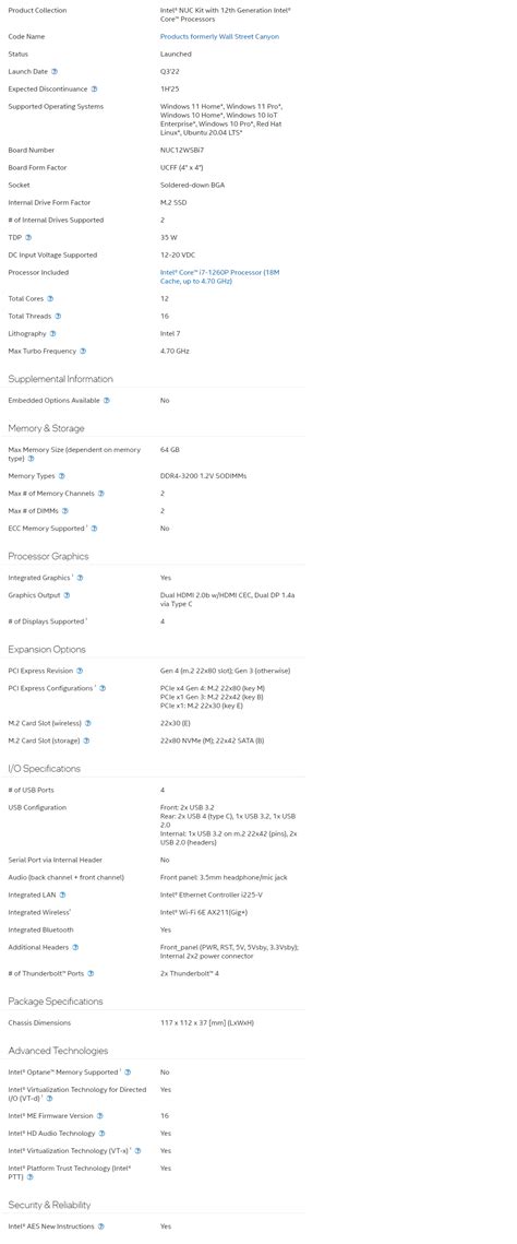 Buy Intel Nuc Pro Mini Pc Barebone Core I P Branded Systems Scorptec Computers