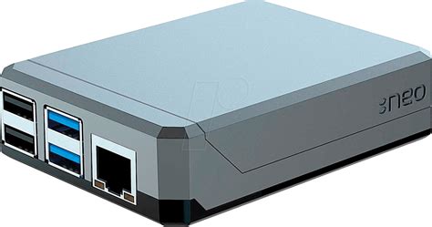 Rpi4c Argon Neo Case For Raspberry Pi 4 Aluminium Black At Reichelt