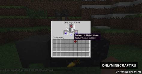 Как в майнкрафте сделать зелье невидимости на 8 минут рецепт с фото