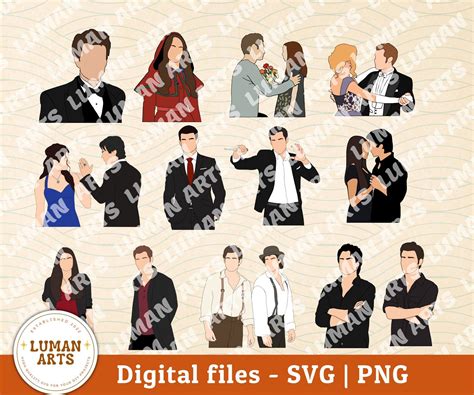 Vampire Diaries Bundle Svg Png Etsy