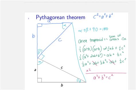 Solved Construct A Written Proof Of ﻿the Pythagoream Theorem