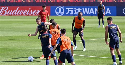 포토 경기 다음날 회복 훈련하는 포르투갈 선수들