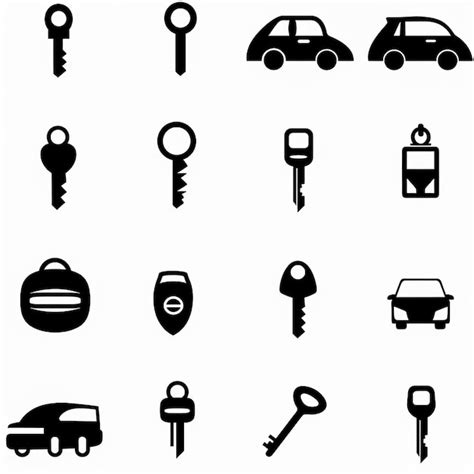 Premium Photo Lock And Key Icon Set For Web Sites And User Interface