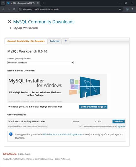 how to install mysql workbench in windows steps