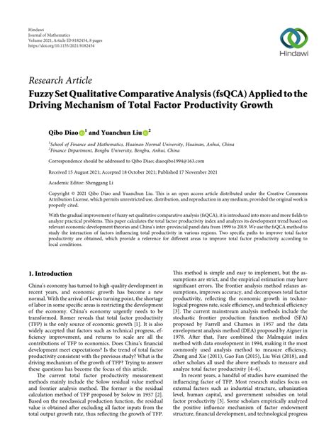 Pdf Fuzzy Set Qualitative Comparative Analysis Fsqca Applied To The