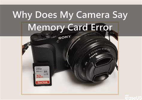 Why Does My Camera Say Memory Card Error Fixed