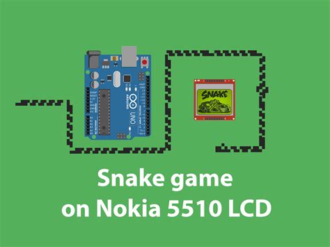 Snake Game On Nokia LCD Arduino Project Hub