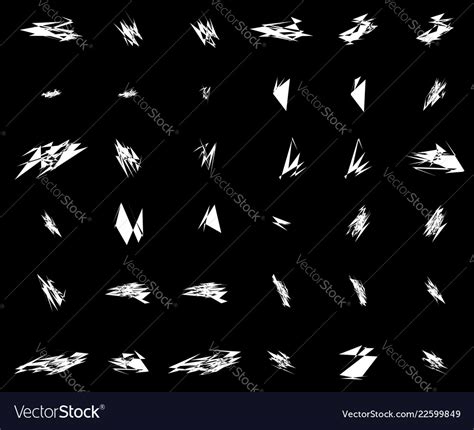 Random Element Set Of Graphic Objects Royalty Free Vector