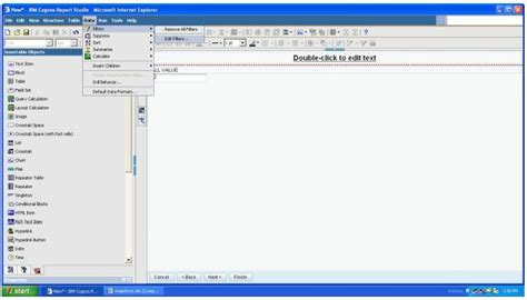 Inline Prompt In Cognos All Value Prompt In Cognos
