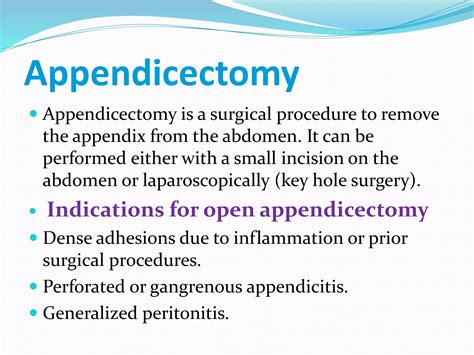 Appendicitis Pptx Digestive Disorders Diseases And Conditions