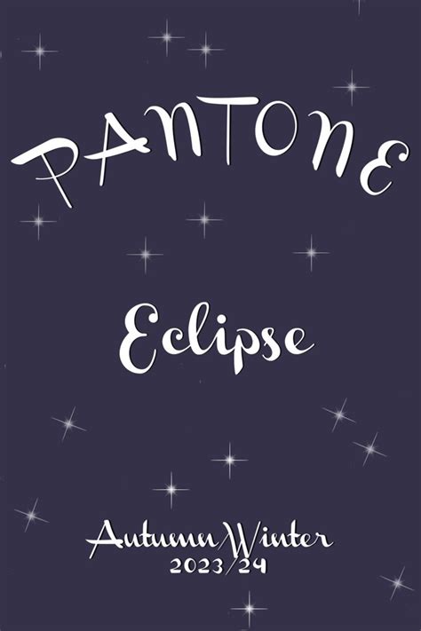 Pantone Eclipse Pantone Hex