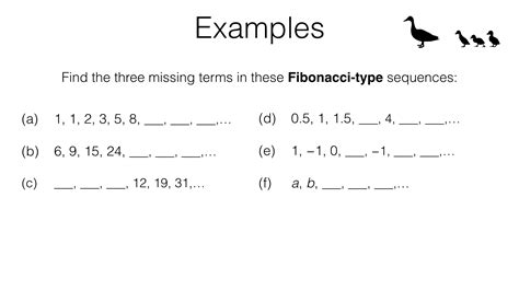 A24c Recognising And Using Fibonacci Type Sequences