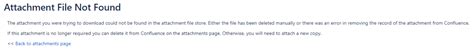 Immediatly After Uploading An Attachment To A Confluence Page The File