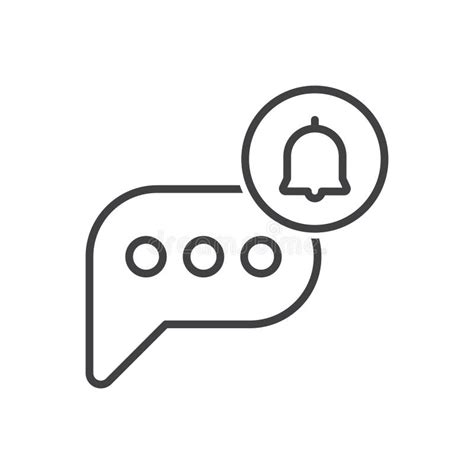Message Notification Icon Stock Illustration Illustration Of Internet