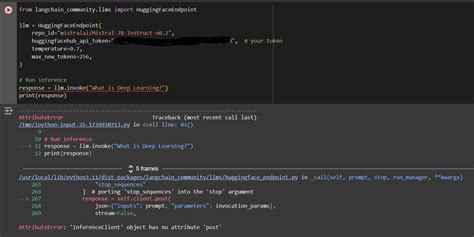 Getting Error Attributeerror Inferenceclient Object Has No Attribute Post 14 By
