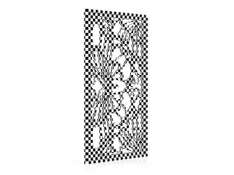 Decorative Pattern Cnc Wall Partition 3d Panel 003 Free 3d Model Cgtrader