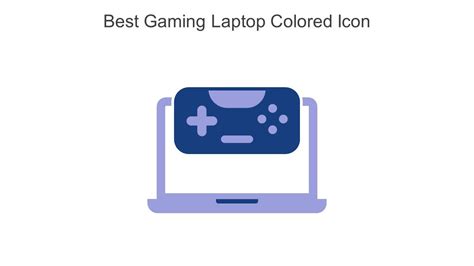 Best Gaming Laptop Colored Icon In Powerpoint Pptx Png And Editable Eps Format PPT Template