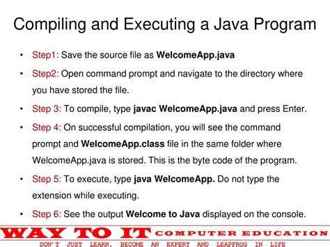 Java Basics PowerPoint Slides LearnPick India